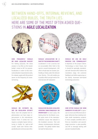 Agile Localization Fundamentals: An Integrative Approach | PDF