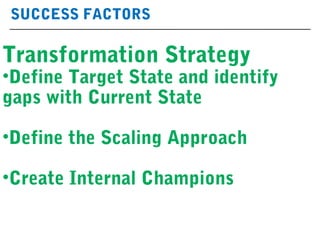 Agile Transformation: The Difference Between Success and Failure | PPT