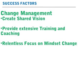 Agile Transformation: The Difference Between Success and Failure | PPT