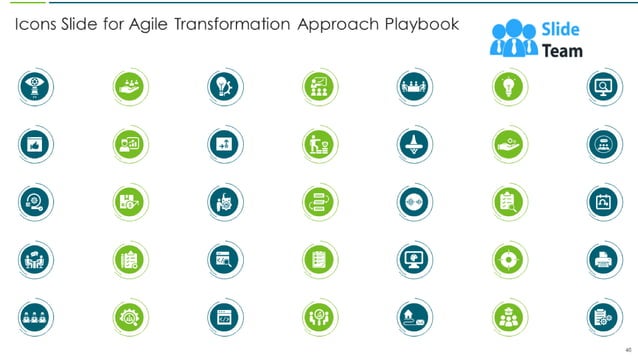 Agile Transformation Approach Playbook Powerpoint Presentation Slides