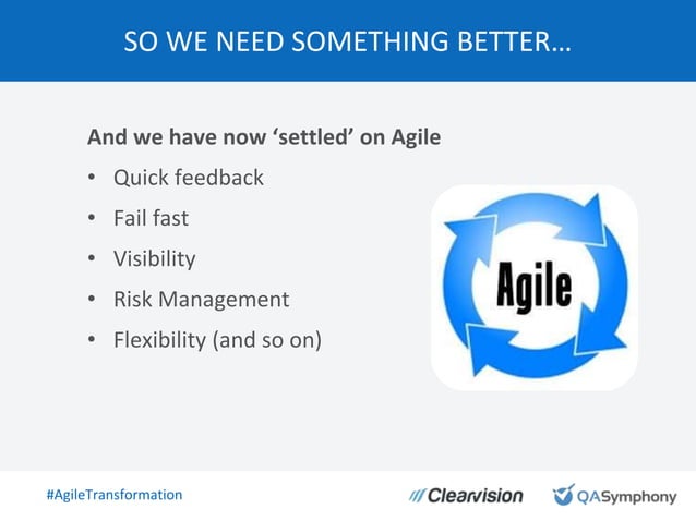 Agile Transformation: People, Process and Tools to Make Your Transformation Successful | PPT