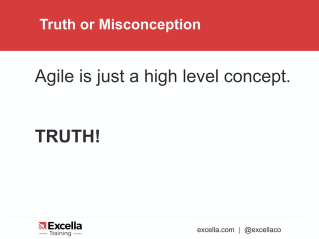 Agile Truths and Misconceptions Exposed | PPT