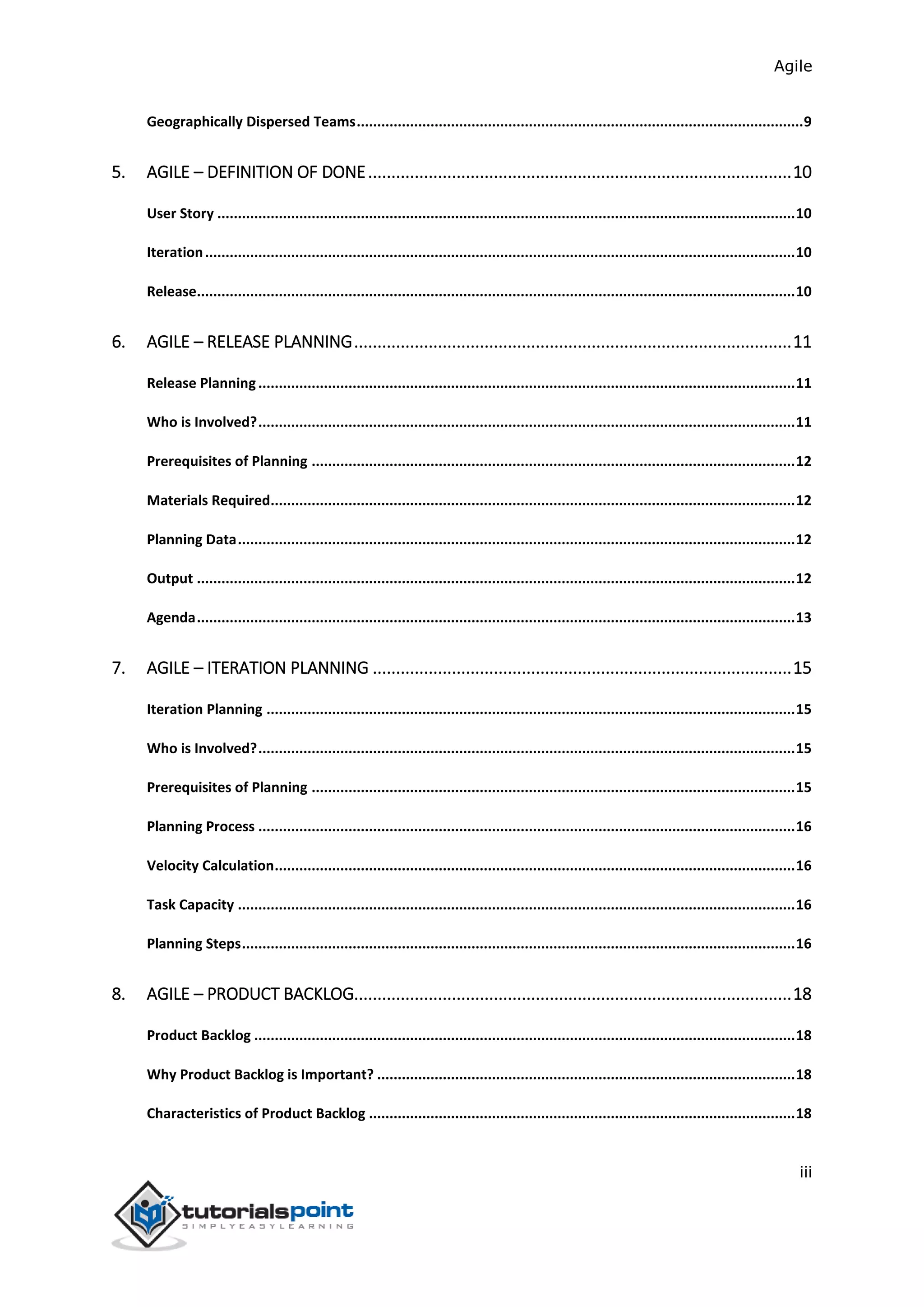 Agile tutorial | PDF