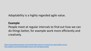 Agile values | PPT