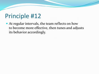 Agile Values, Principles and Practices | PPTX