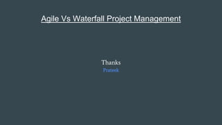 Agile vs Waterfall Project Management Presentation | PPTX