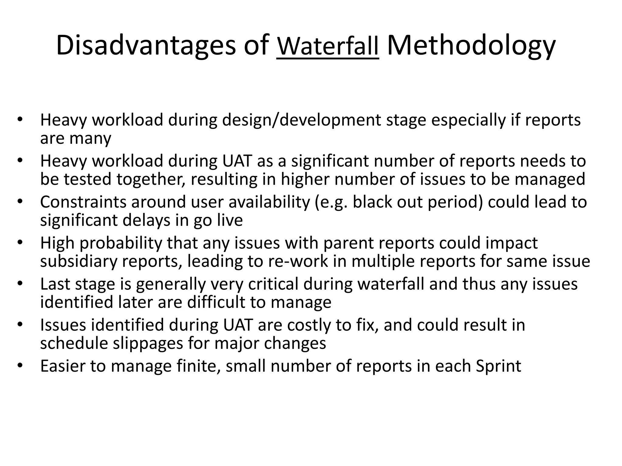 Agile Waterfall - Advantages & Disadvantages | PPTX
