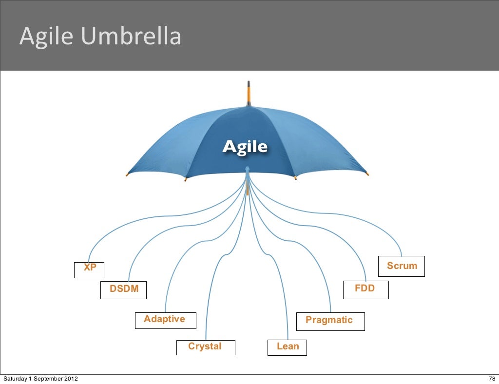 Agile Umbrella Agile XP Scrum