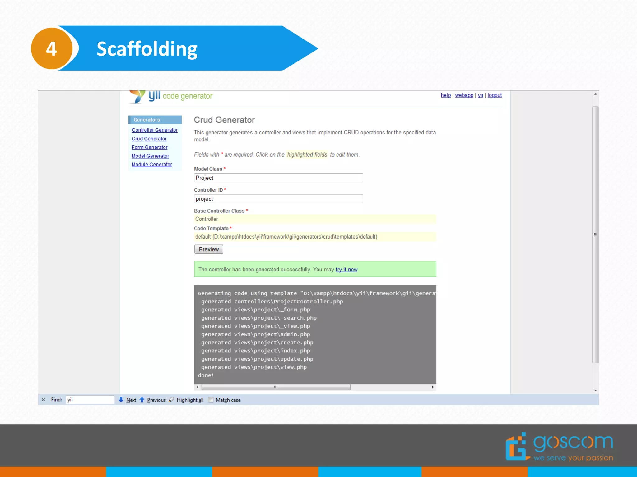 Agile Web Application Development Yii Framework Ppt
