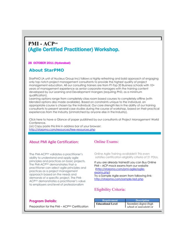 Agile workshop | PDF