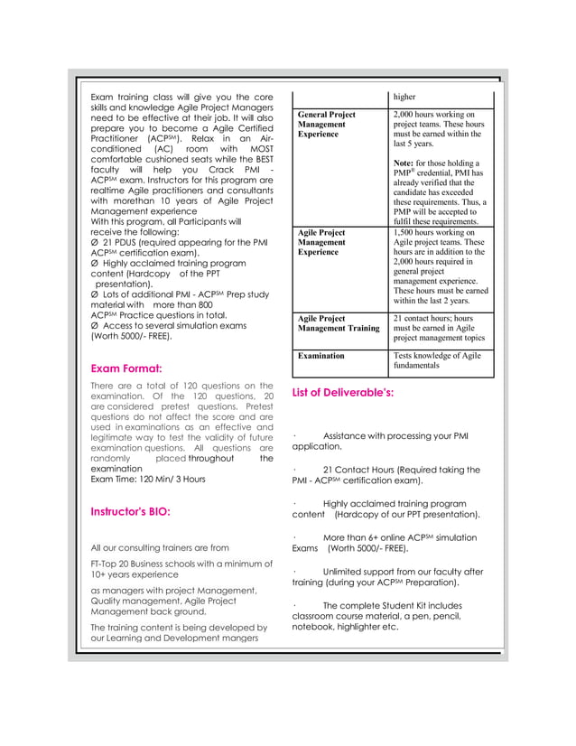 Agile workshop | PDF