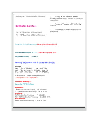 Agile workshop | PDF