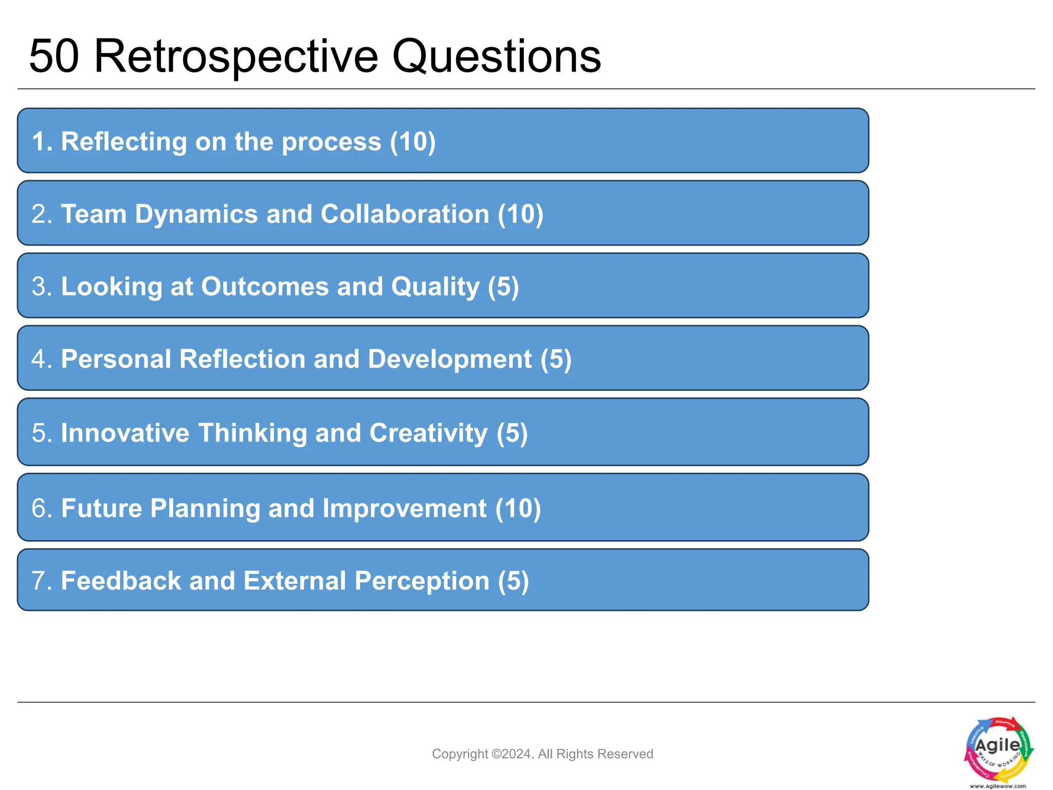 AgileWoW - Retrospective Practices & Tools | PDF