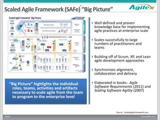 Agile DC 2013 - Comparing Scaled Agile Framework (SAFe) with Disciplined Agile Delivery (DAD) | PPT
