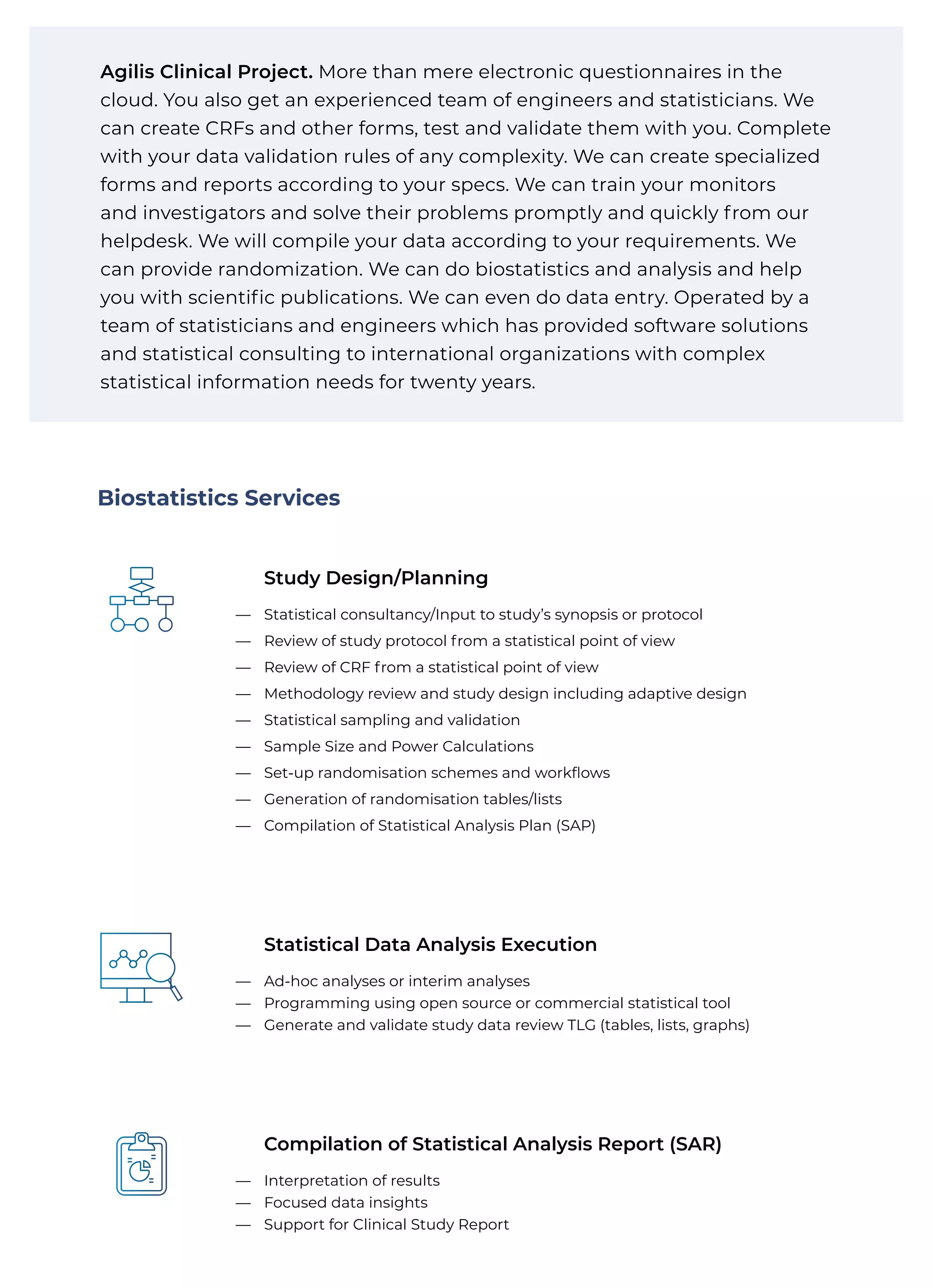 Agilis Clinical Project Brochure | PDF