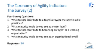 Hands-on Agile: The Agility Assessment Framework Workshop | PPT