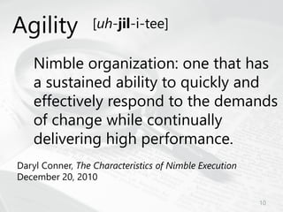 Change Agility - What is it | PPTX