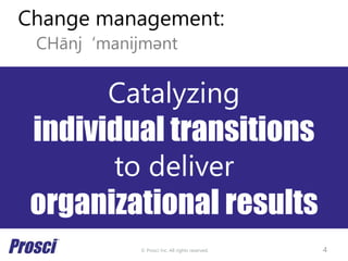 Change Agility - Organizational Change Management Capability | PPTX