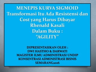 Agility bab vi | PPTX