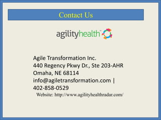 Agility health radar | PPTX