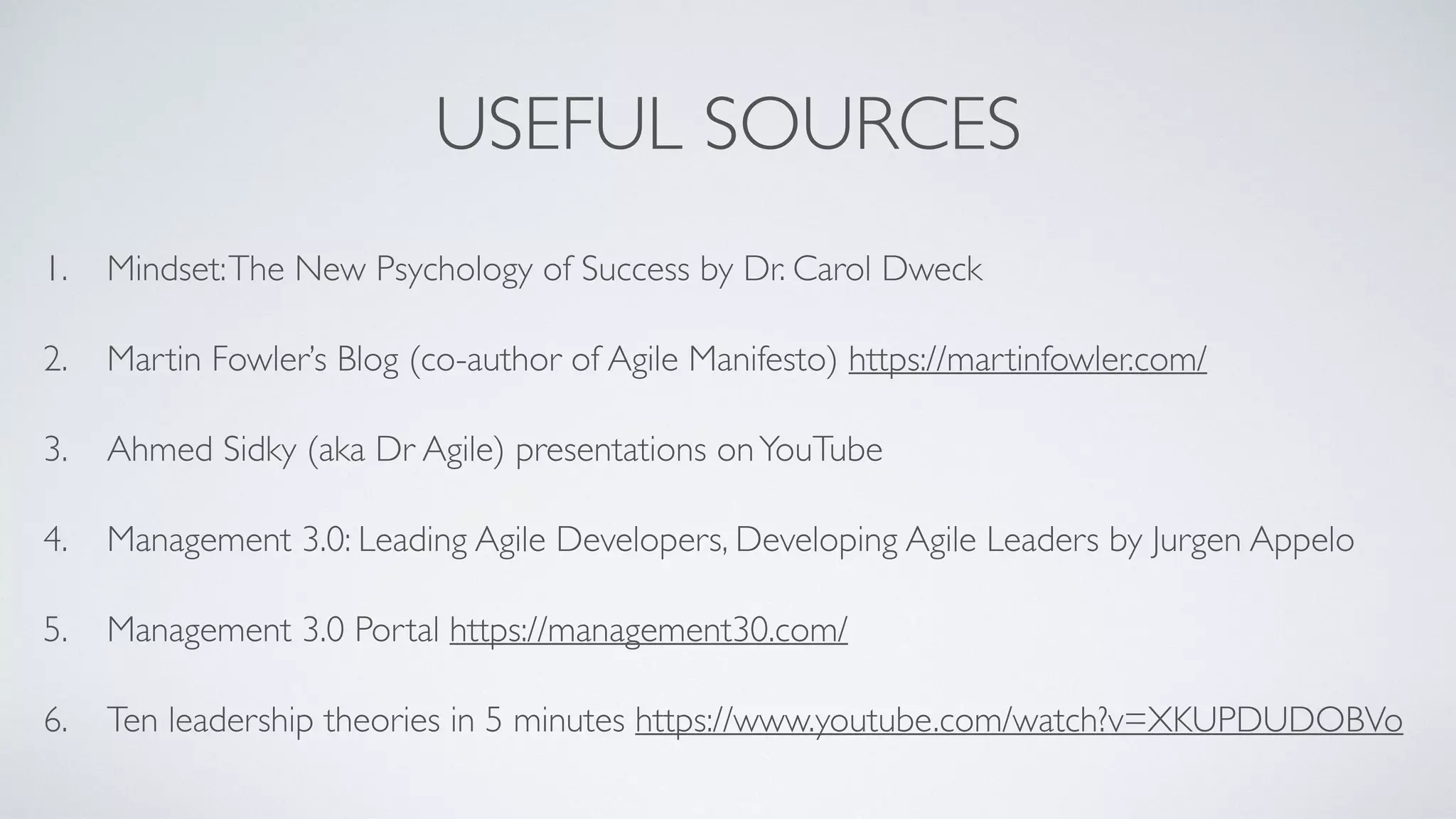 Agility in Leadership | PPT