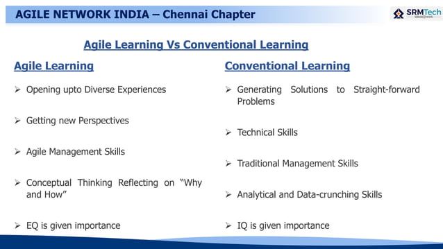 Agile Network India | Agility in Learning | | PPTX