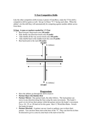 Agility Training Drills | PDF