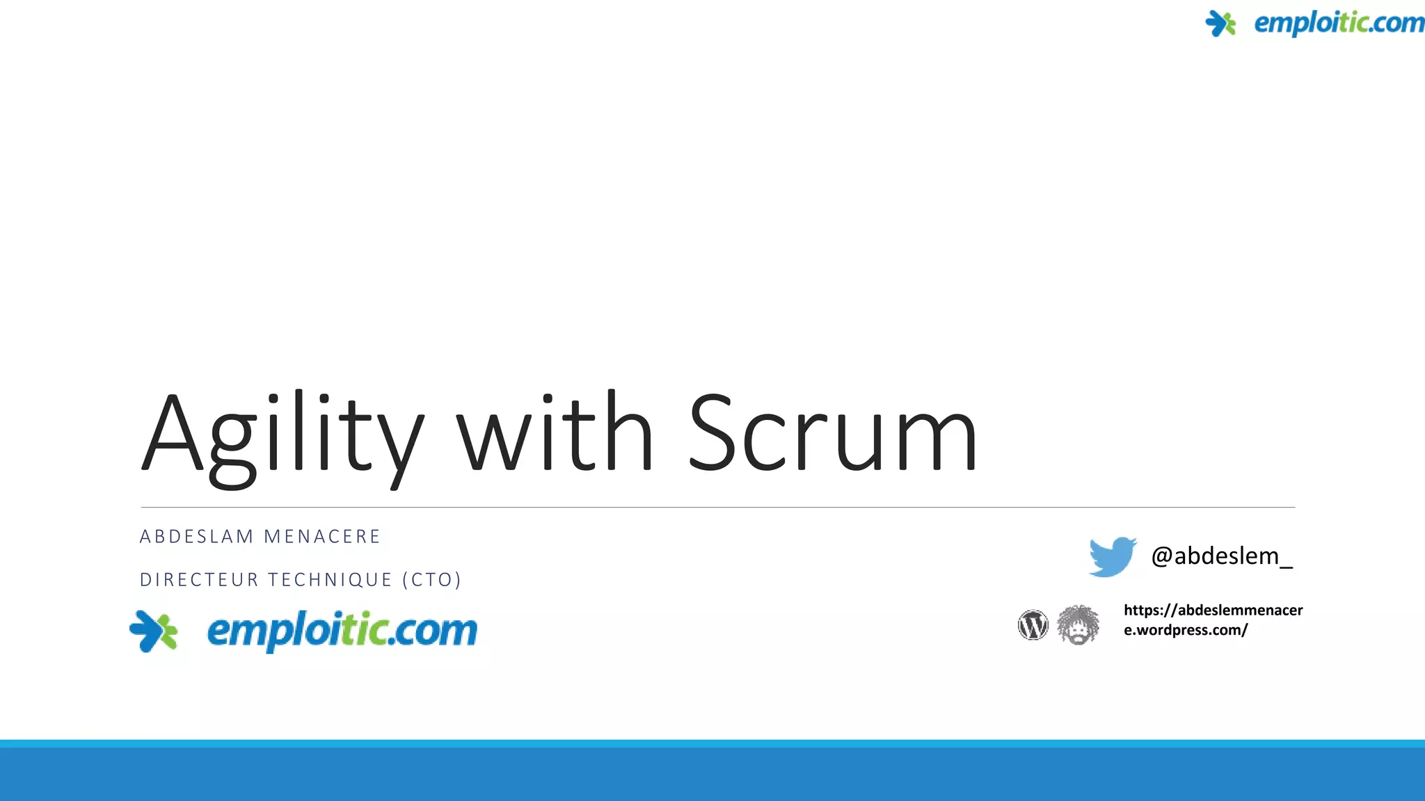 Agility with scrum | PPTX