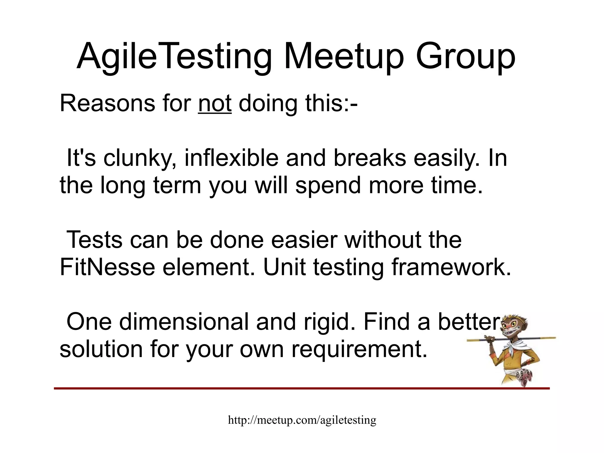 Agille Testing Meetup 1 | PPT