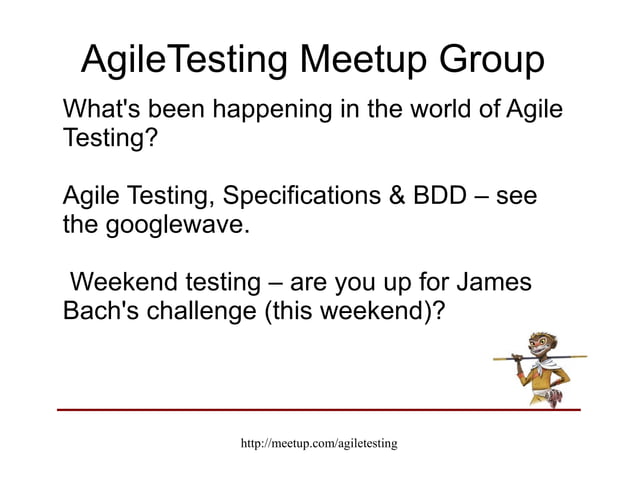 Agille Testing Meetup 1 | PPT