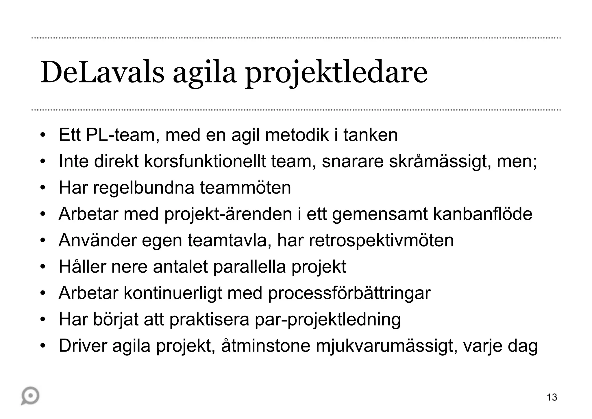 Agil projektledning de laval | PPTX | Business | Business and Finance