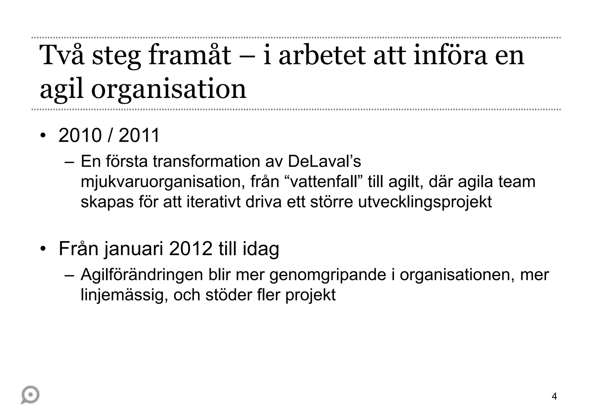 Agil projektledning de laval | PPTX | Business | Business and Finance