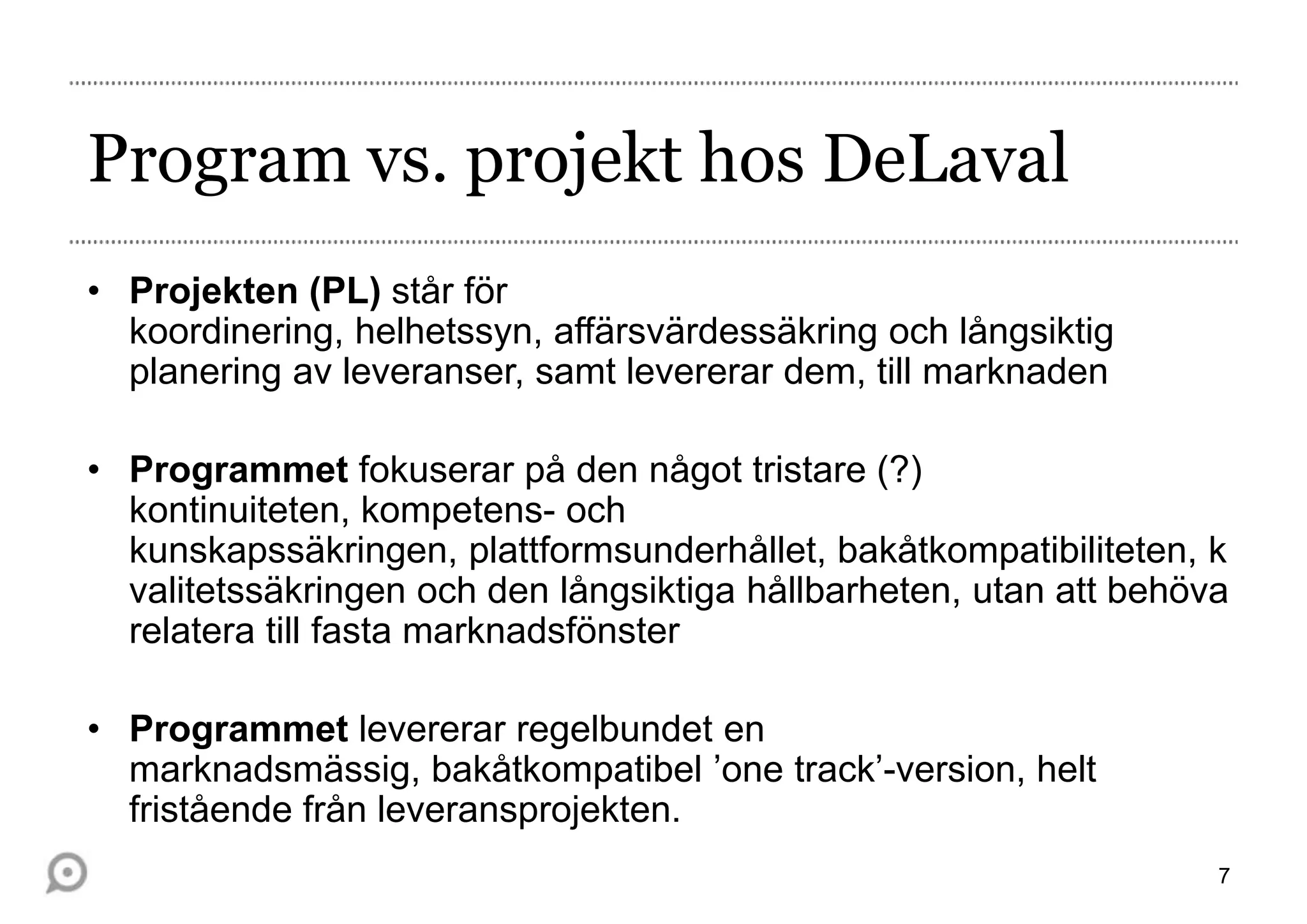 Agil projektledning de laval | PPTX | Business | Business and Finance