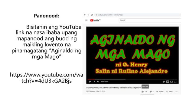 Aginaldo ng mga Mago | PPTX