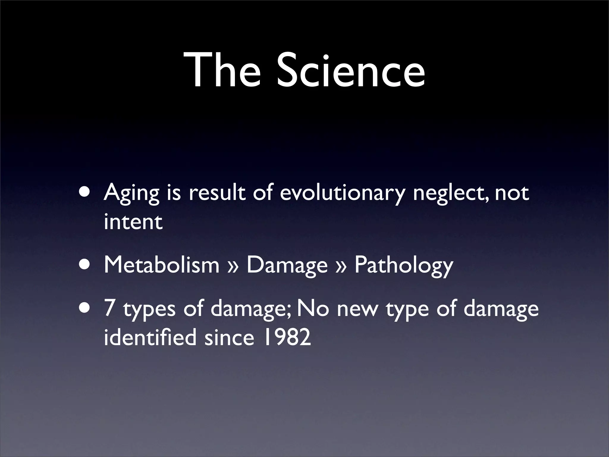 The Morality of Ending Aging | PPT