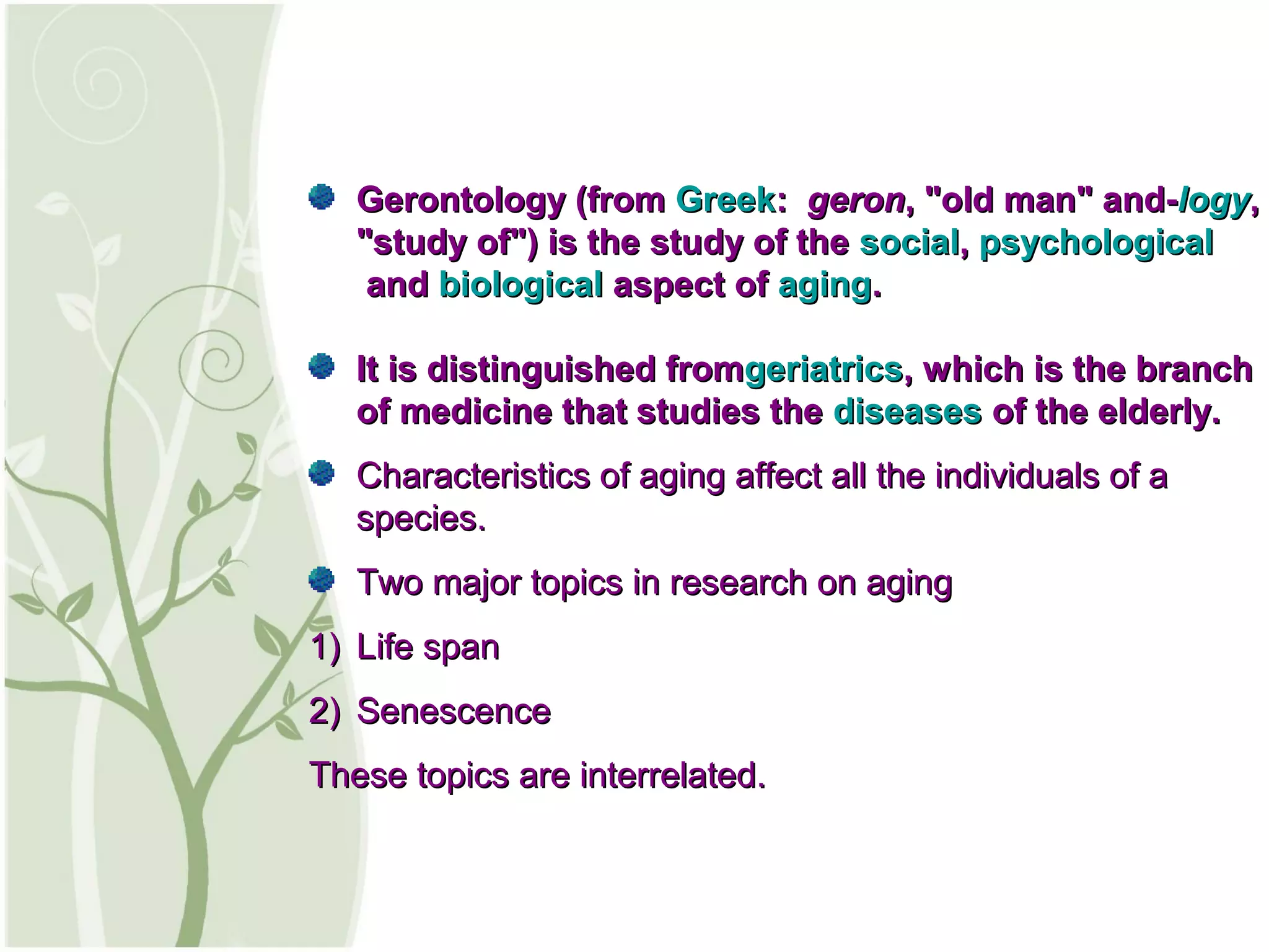 Aging | PPT