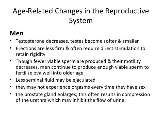 😎 Age related changes in the reproductive system. Aging changes in the ...