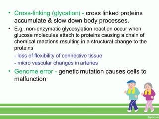 Aging- the biology of senescence | PPT