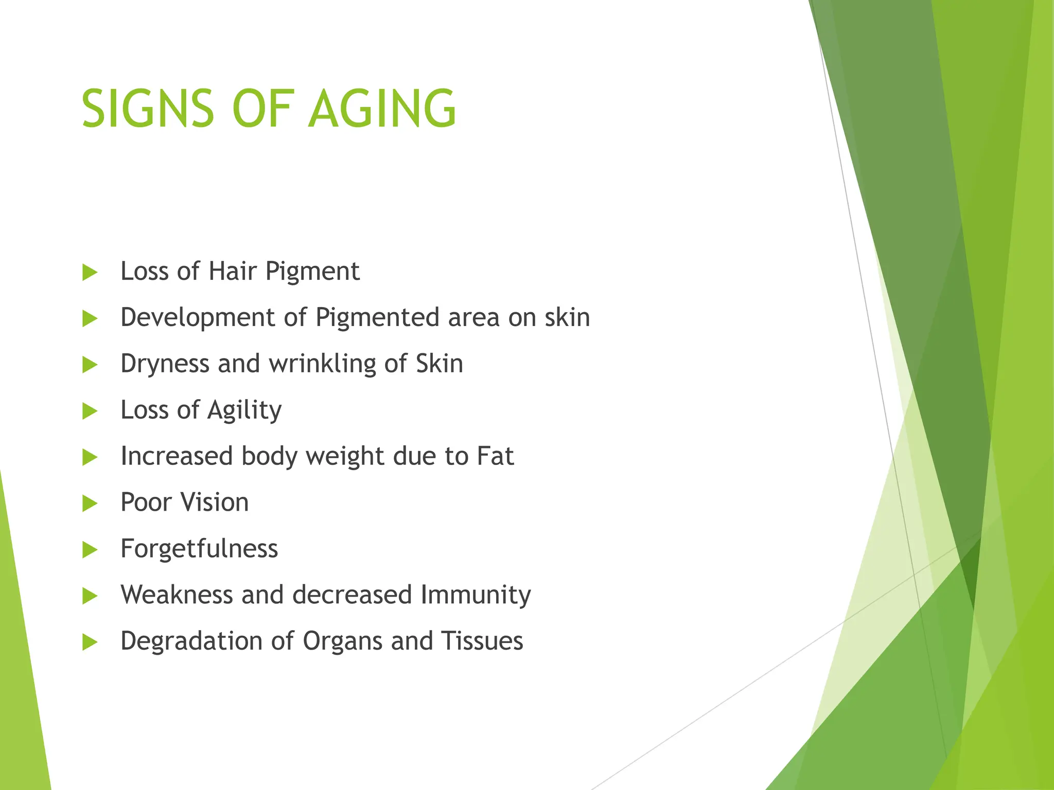 Physiology of aging presentation ppt form | PPTX