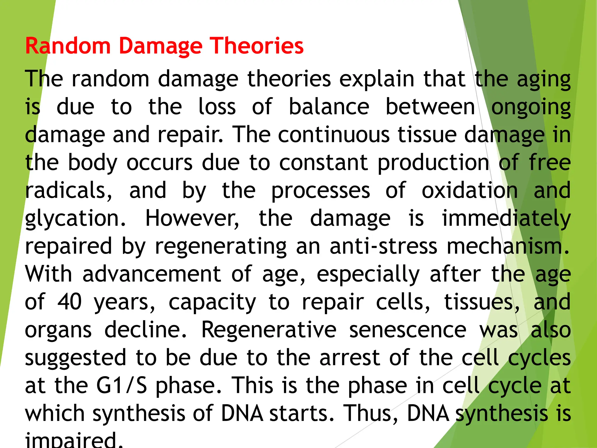 Physiology of aging presentation ppt form | PPTX