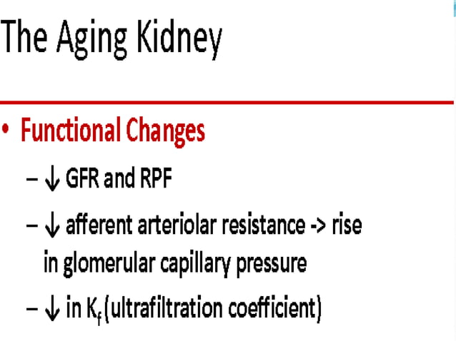 Aging kidney-structural-and-functional-changes ayman seddik | PPT