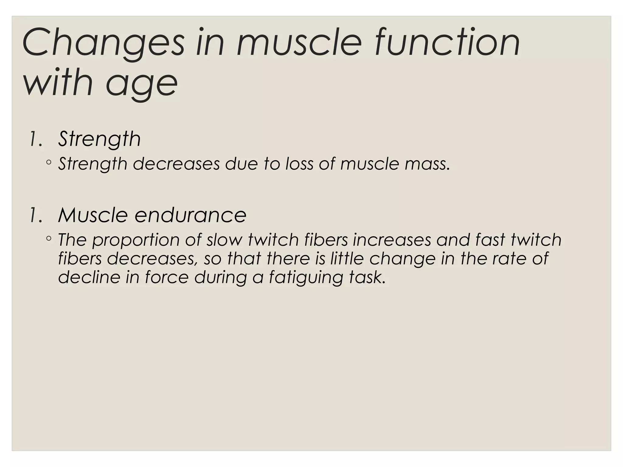 Aging and exercise | PPT