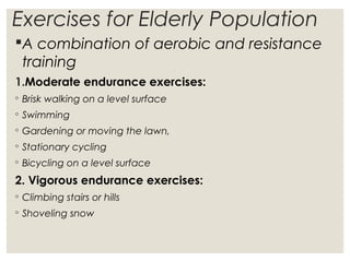 Aging and exercise | PPT