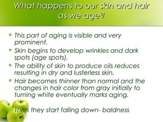 Aging and how to with it | PPT
