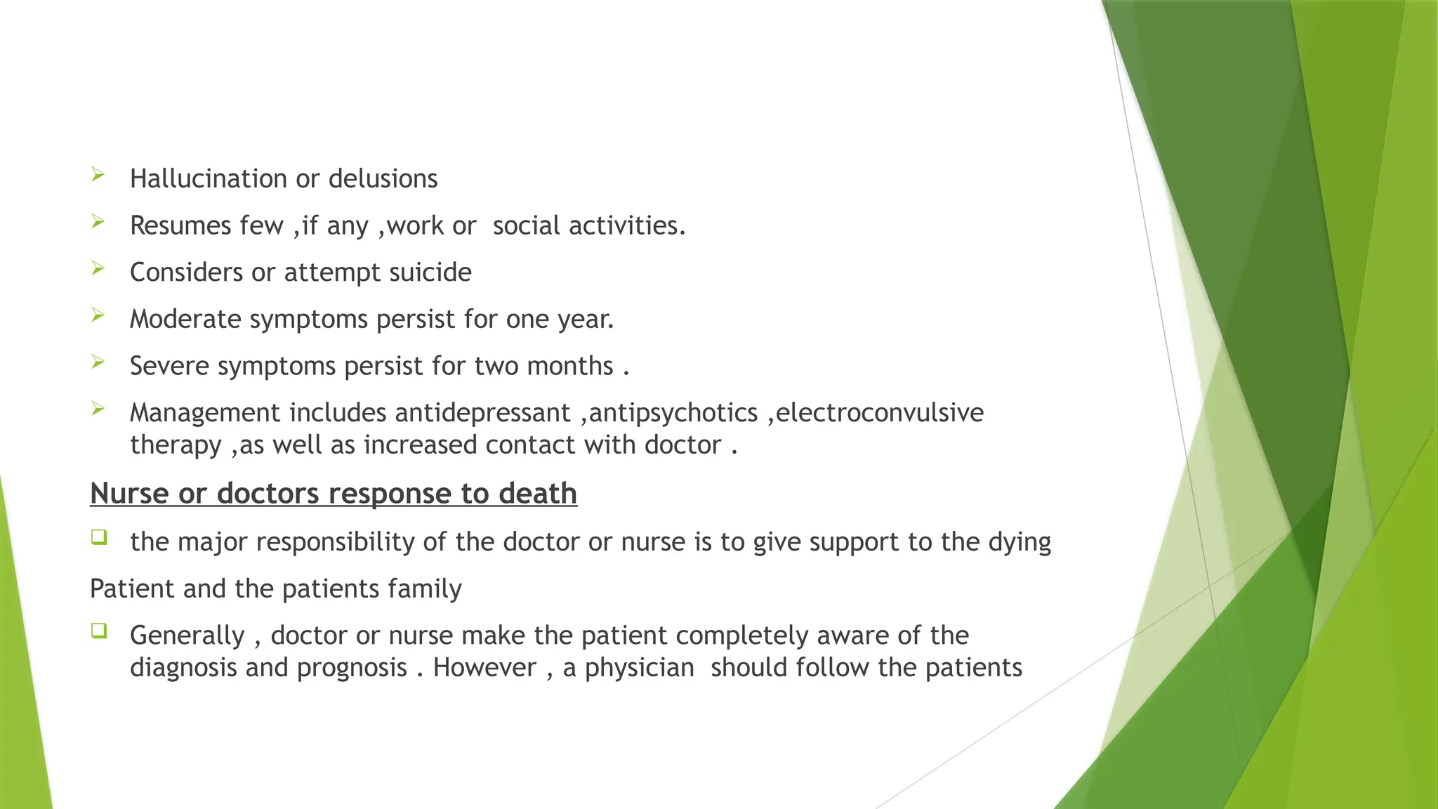 Aging death and bereavement for nursing students | PPT