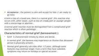 Aging death and bereavement for nursing students | PPT