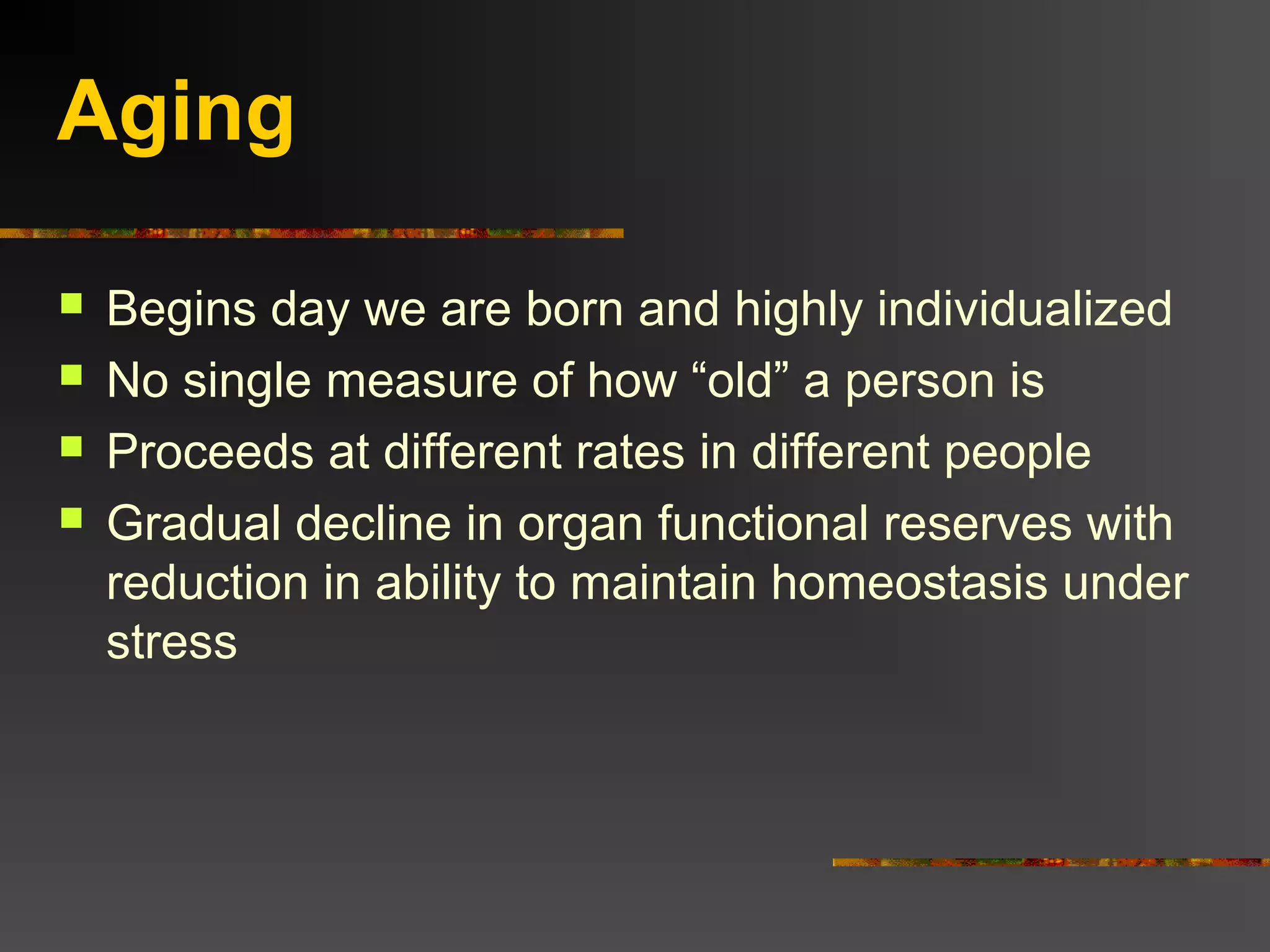 Aging face ppt | PPT