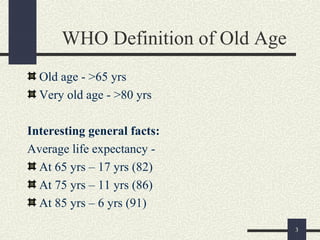 Aging & frailty | PPT