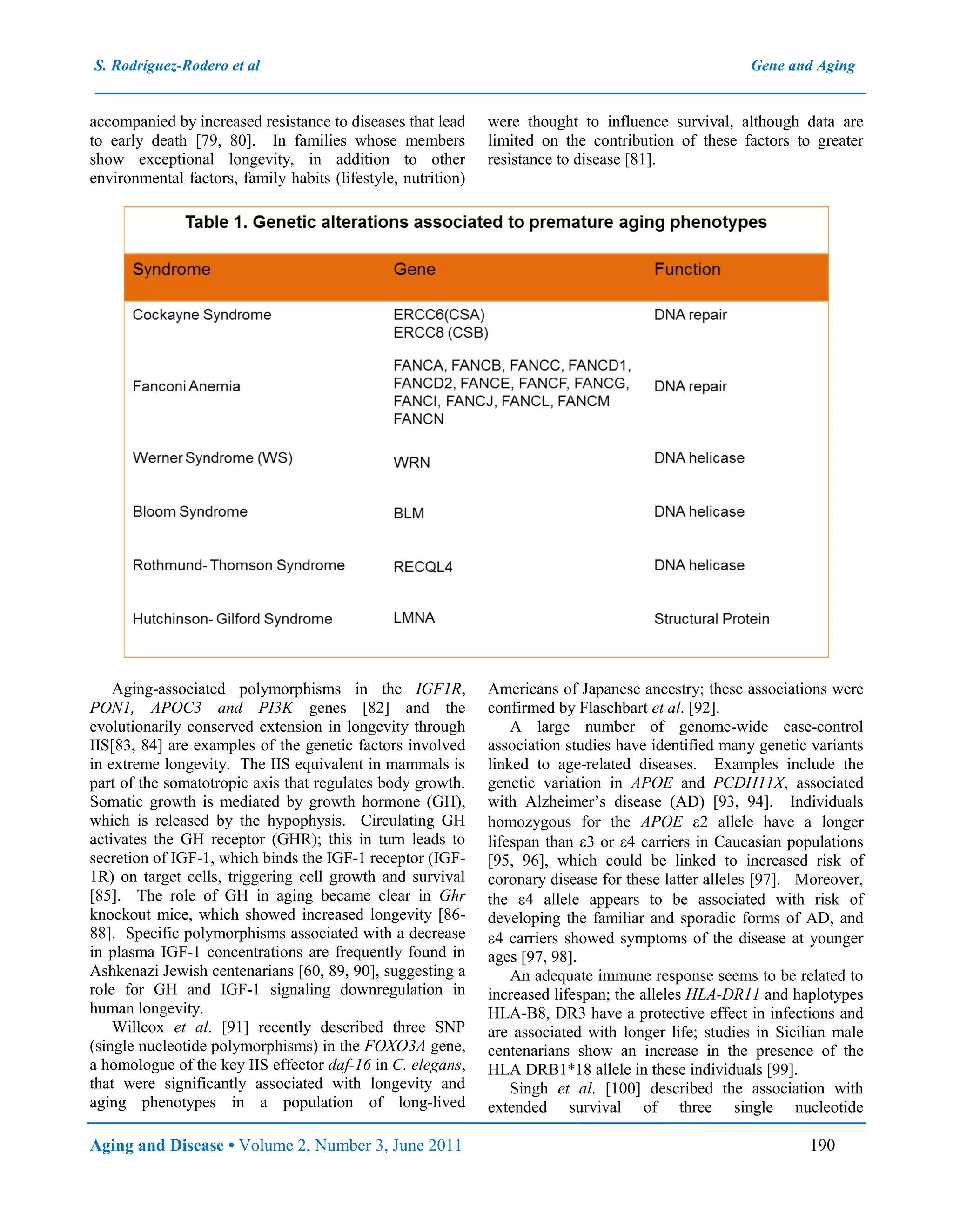 Aging genetics and aging | PDF | Genetics | Science