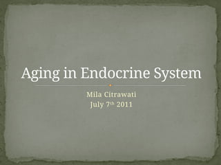 Lecture of Aging in Endocrine System.pptx